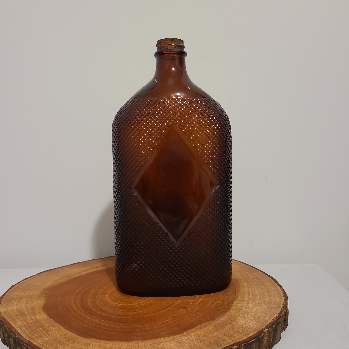 Prohibition Era Glass Distillery Amber Bottle – Literary Roots